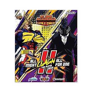 Jasco Games My Hero Academia Collectible Card Game All Might Vs. All for One Two Player Clash Decks | Trading Card Game for Adults and Teens | Ages 14+ | 2 Players | Avg. Playtime 45+ Mins | Made