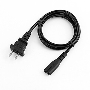 2-Prong AC Power Cord Cable for Nikon Battery Charger Adapter MH-25 MH-60 MH-61