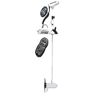 Minn Kota 1363735 Riptide Terrova Saltwater Electric-steer Bow-Mount Trolling Motor with Digital Maximizer & i-Pilot GPS, 112 lbs Thrust, 72" Shaft
