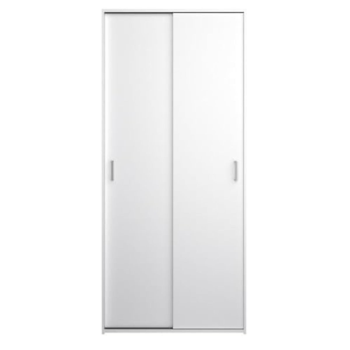 Tvilum 2 Sliding Doors, White Wardrobe