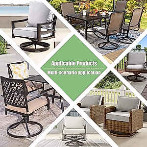 Lumpro Spring Plate Replacement Parts Fiberglass Rocking Plate for Patio Furniture Swivel Rocker Lawn Rocking Chair Repair 5'' x 2.5'' x 0.25'' (10 Pack)