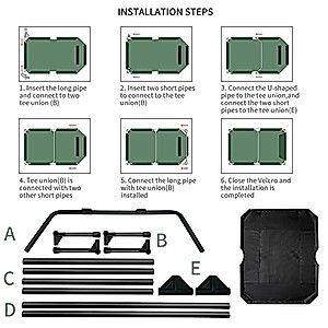 LOOGU Elevated Dog Bed, Portable Raised Dog Cot Bed for Indoor and Outdoor Use Dog Bed with Breathable Mesh and Durable Frame