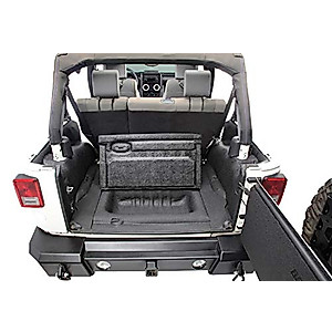 Bedrug - Jeep Bedtred | 2007 - 2010 Jeep Wrangler JK 2 Door, Cargo Liner w/ Tailgate & Tub Liner | Grey - 5 pc. | BTJK07R2
