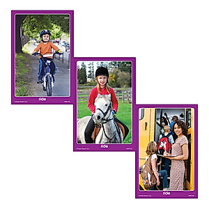 Super Duper Publications | Webber Photo Cards - Pronouns in Action - He, She, and They - Verb Flash Cards | English Grammar - Subjective Third-Person Pronouns | Educational Learning Materials