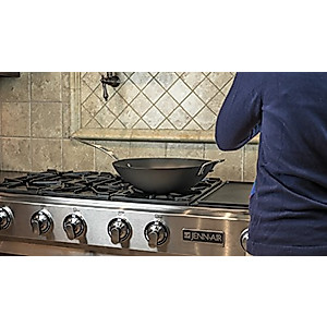 ICON Carbon Steel Dishwasher Safe Oven Safe Induction Safe Cookware (14- Inch Wok)