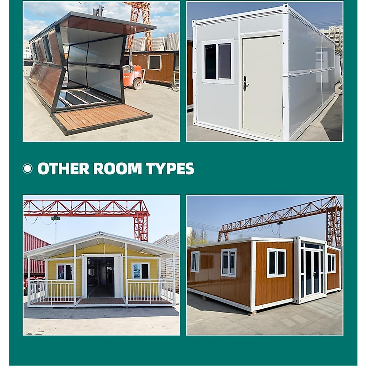 Adaptable House, Temporary House, Permanent House, Innovative House, 20ft 30ft 40ft for Military Barracks, Industrial Sites, Urban Living Solutions, Tiny House Communities