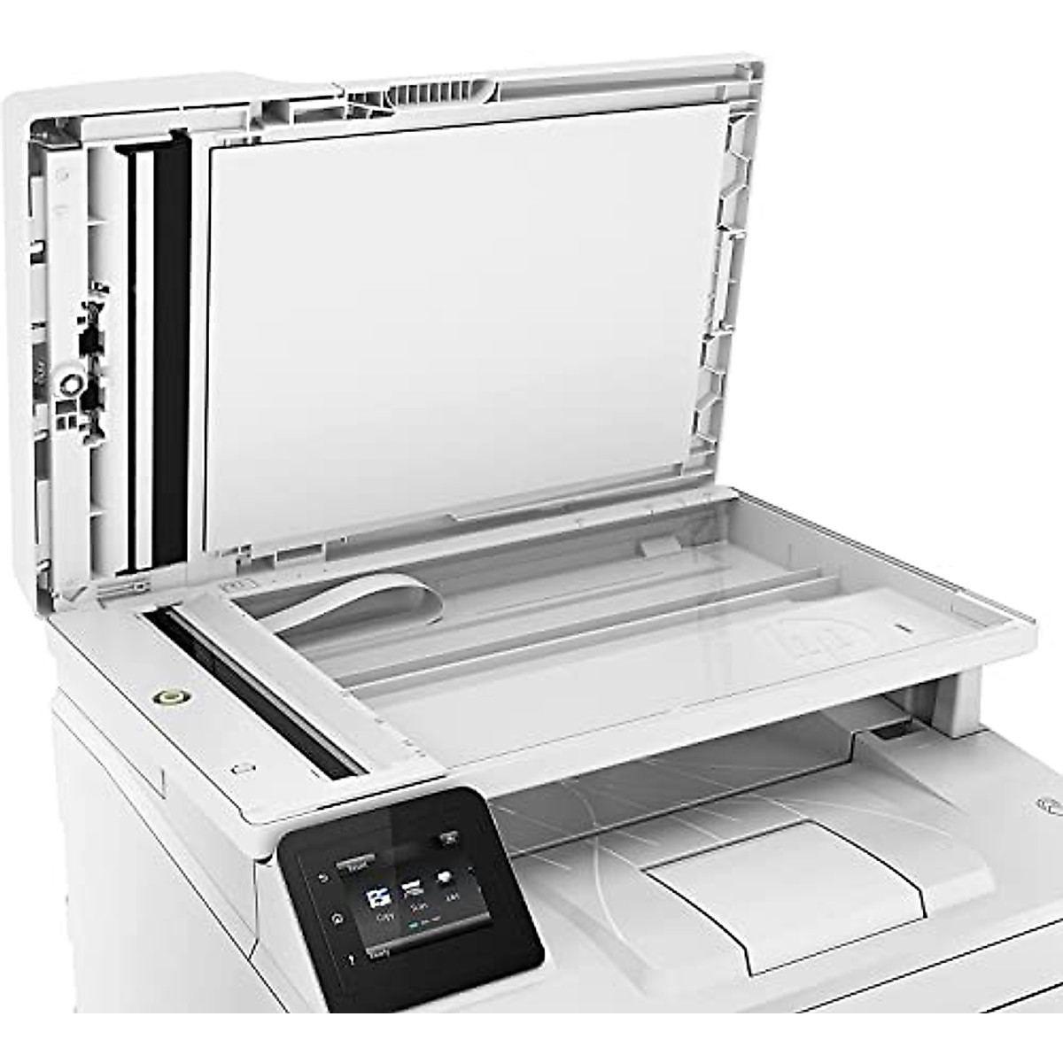 HP Laserjet Pro MFP M227fdw Monochrome All-in-one Wireless Laser Printer, Print&Copy&Scan&Fax, 1200x1200 dpi, 30 ppm, Duplex & Mobile Printing, 2.7" Color Touchscreen Display, Lanbertent Printer Cable