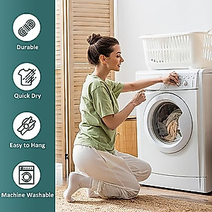 QOQIBU Sage Green Shower Curtain for Bathroom with 12 Hooks, Waterproof Enhanced Shower Curtains with Eucalyptus Leaf Plant Pattern, Floral Shower Curtain Inspired by Nature for Decoratin-72 x72