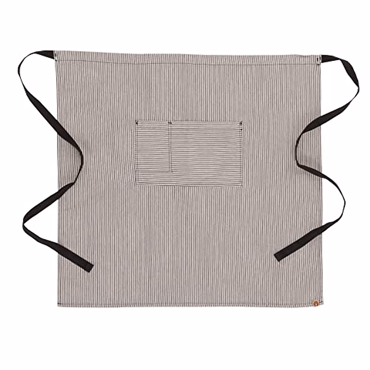 Chef Works Unisex Portland Bistro Apron, Black, One Size