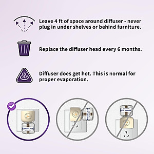 Cat Calming Diffuser Plug-in, Pheremones Calming Diffuser for Cats and Dog Multicat Diffuser Starter Kit Compatible with Cat Calming Spray, ONLY Diffuser Head