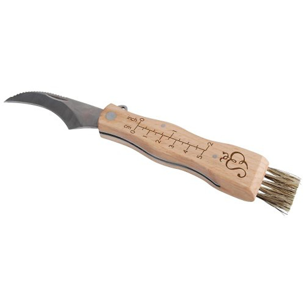 Esschert Design Mushroom Knife with Brush