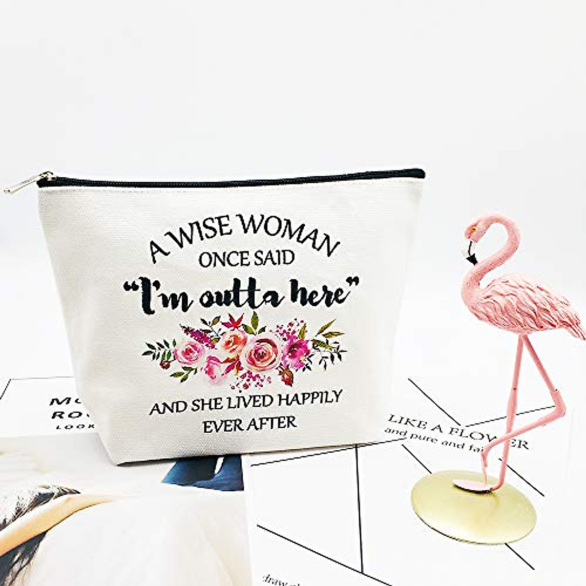 Retirement Gifts for Women Best Friends Wife Mom Grandma Coworkers Boss Nurse Teachers Retirees Colleagues Work BFF Bestie Funny Birthday Retired Makeup Bag