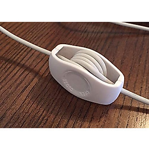 Parent Units Cord Wrap Wire Holder, White