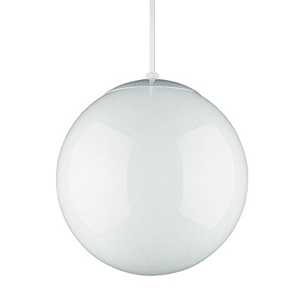 Sea Gull Lighting 6024-15 Leo Globe Pendant Hanging Modern Fixture, One - Light, White