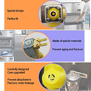2023 Upgrade 000009123 000008483 33129026 IH9123 Ice Machine Water Inlet Valve Assembly（OEM）120V 60Hz 5W for Manitowoc Ice Machine Parts 2-Year Warranty