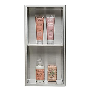 ALFI brand ABN1224-BSS Shower Niche, Brushed Stainless Steel