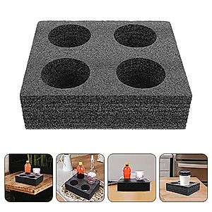 5pcs Knitted Cotton Cup Holder Beverage Carrier to go Coffee Holder Cup Holders for Drinks Drink Holder Cup Trays epe Foam Composite Pearl Cotton Takeaway Box re-usable