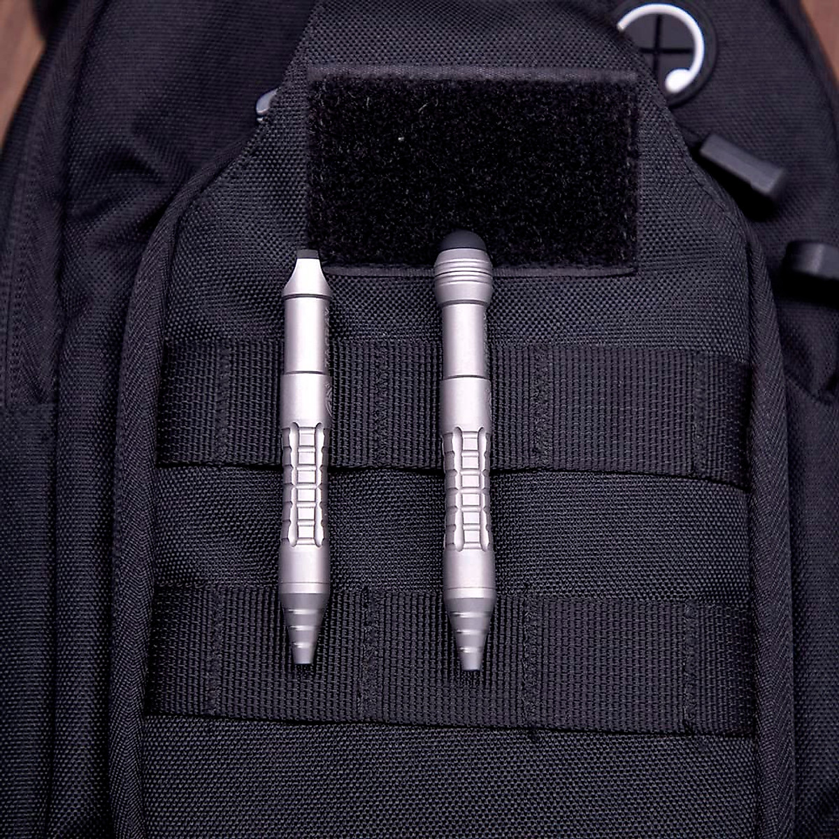 TACRAY Titanium Stylus Mini Pen, Bolt Action Small Pen with Branded Lamy Refill, Pocket Clip EDC Pen for Touch Screens