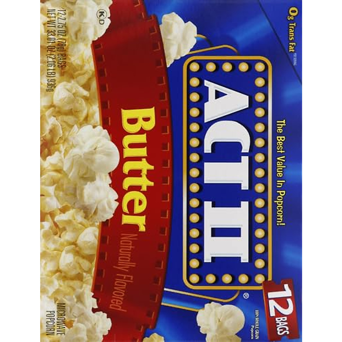 ACT II Butter Popcorn, 2.75 Ounce (12 Count)