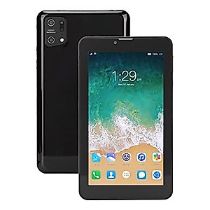 PUSOKEI Kids Tablet,7 inch Tablet for Childs 2GB RAM 32GB ROM Android 10 Toddler Tablet with Bluetooth,WiFi,Dual Camera,Educational,Games,3500mAh Battery,Birthday Gift(Black)