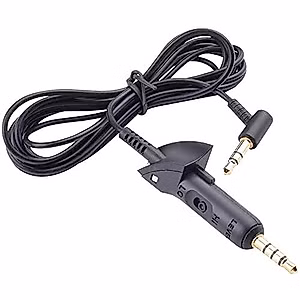 Replacement QC15 Headphone Cable Aux Cord Compatible with Bose QuietComfort QC15 Headphones (No Mic)
