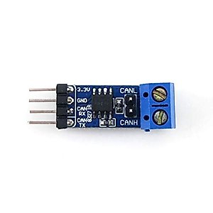 3.3V SN65HVD230 CAN Board Kit Connecting MCUs to CAN Network ESD Protection Onboard CAN Transceiver Compatible with PCA82C250 Communication Development Module
