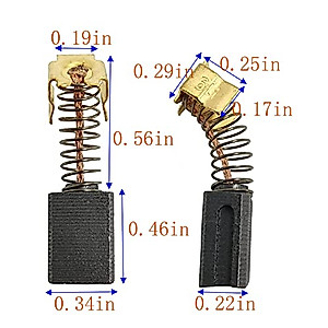 CB407 Motor Carbon Brushes Replacement Set for Makita Power Tools, Jig Saw, Rotary Drill, Drill, Hammer Drill, Electric Screwdriver, Sander, Rotary Hammer (2 pair)