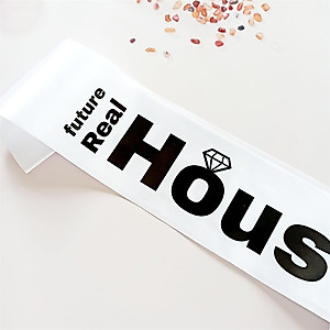 Magnusson's Garden Future Real Housewife Sash, Bachelorette Bridal Shower Engagement Party Bride-to-Be Sash, Real Housewives TV Show Inspired Gift for Women