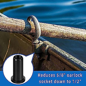 Lock Sleeve, 4-Pack/8-Pack Oar Collars Nylon Oar Sleeve For Oar Protector Durable Easy To Roll-On Oar Sleeve Boat Lock Clip Hardware Socket Boat Tool Holder Paddle Lock Sleeve Nylon Paddle Lock Socket