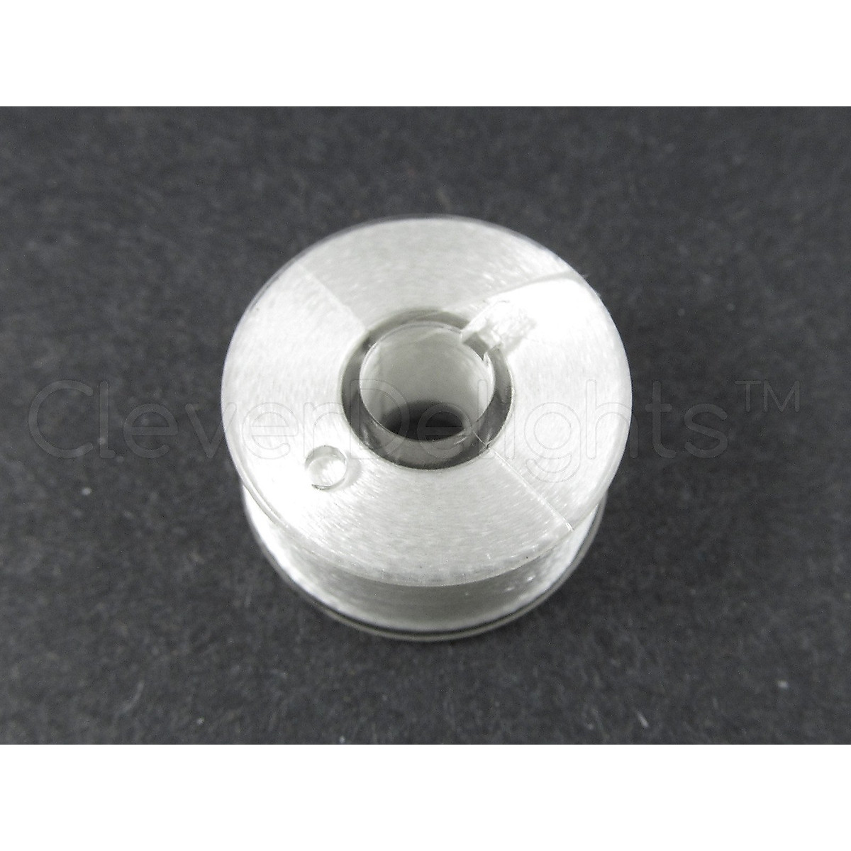 CleverDelights White Prewound Bobbins - 144 Pack - Size A Bobbins - 75D/2 (60WT) Polyester Thread - Compatible with SE400 SE600 SE625 SE700 SE725 SE1900 PE535 PE550D PE800 PE900 - SA156 Replacement