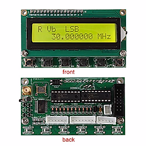 Jadpes Recorders Data Acquisition, DDS Signal Generator AD9850 6 Bands 0~55MHz Digital Shortwave Radio Radio Ham Receiver Kit Signal Generator DIY Kits