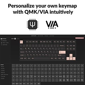 Keychron Q3 Wired Custom Mechanical Keyboard with Hot-swappable K Pro Silver Switch, QMK/VIA Programmable Macro, Full Aluminum Tenkeyless Layout 87 Keys Compatible with Mac Windows Linux (Black)