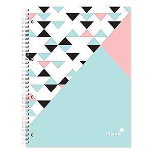 Silvine TWA4AC A4 Plus Stripes Design Twinwire Notebook (Pack of 4)