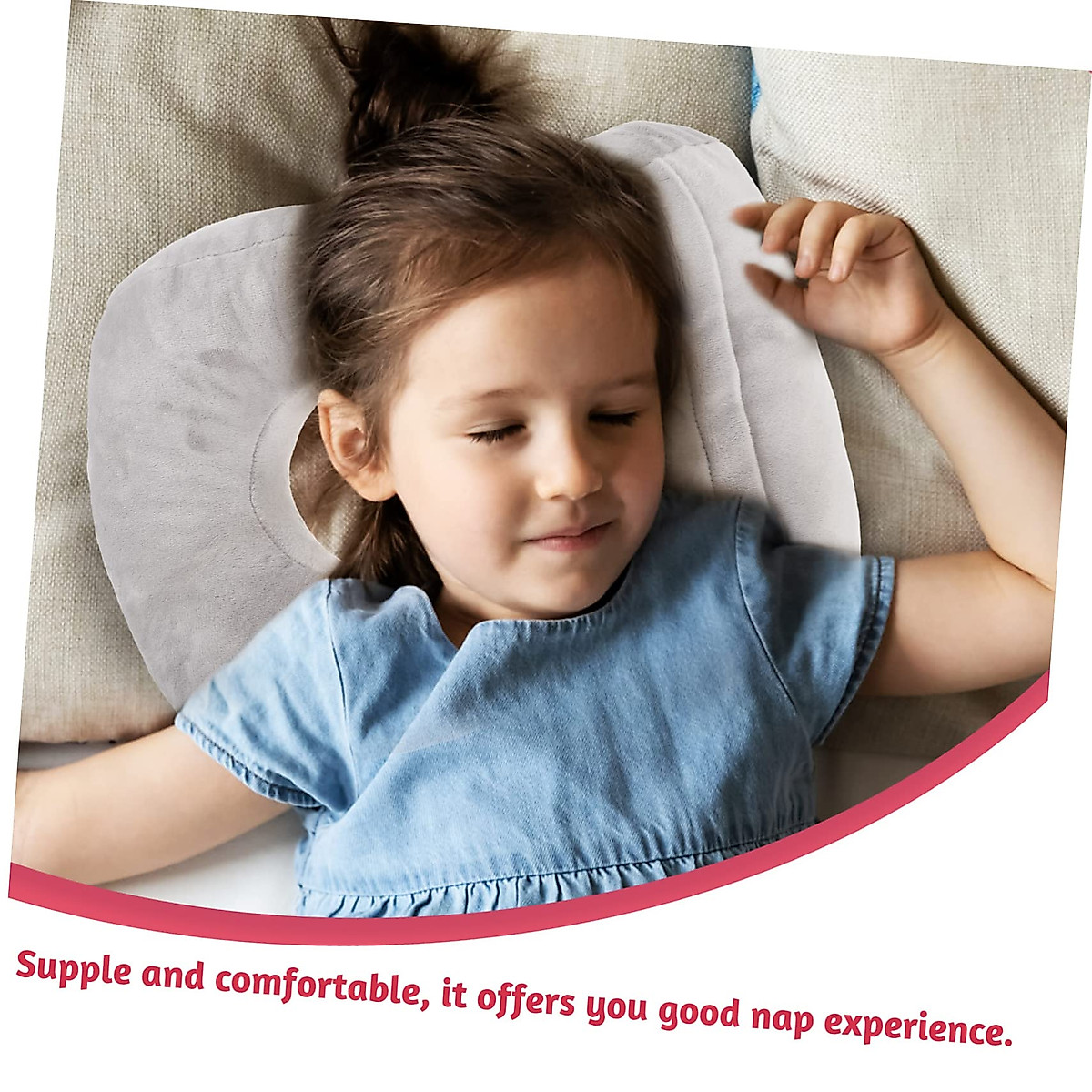 Tofficu 3pcs Office Tummy Pillow Adjustable Travel Pillow Pillows for Desk Nap Pillow Face Down Nap Pillow Travel Nap Face Pillow Ear Piercing Student Memory Foam Neck Donut