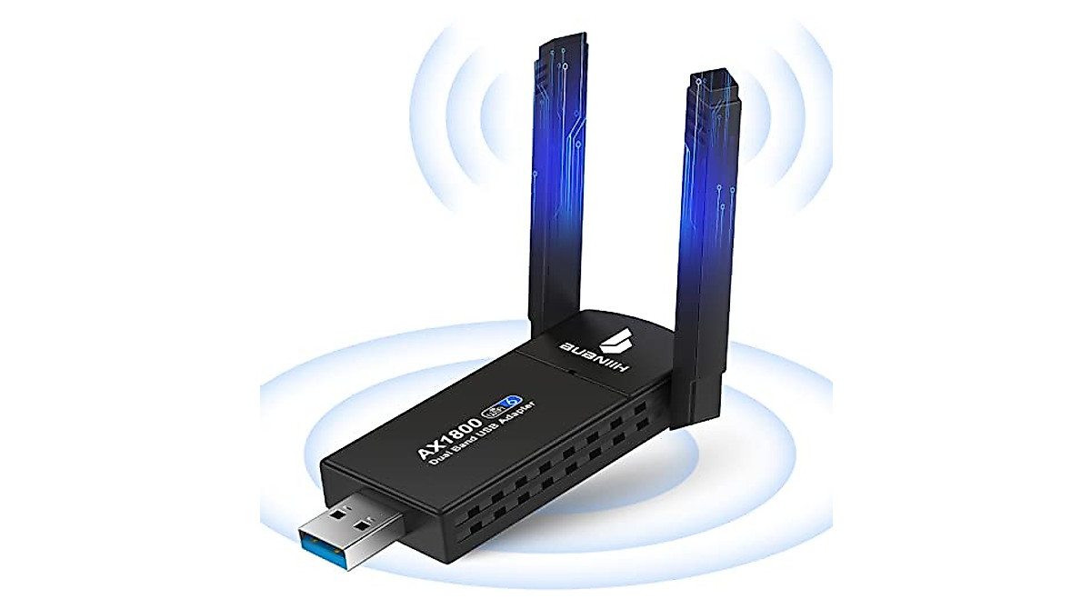 Upgrade to WiFi 6! 1800Mbps Dual Band USB PC Adapter