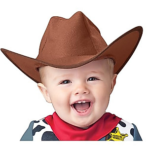 InCharacter Wee Wrangler Infant/Toddler Costume, Large (18-2T) Blue/Brown