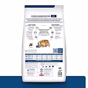 Hill's Prescription Diet z/d Skin/Food Sensitivities Dry Dog Food, Veterinary Diet, 8 lb. Bag