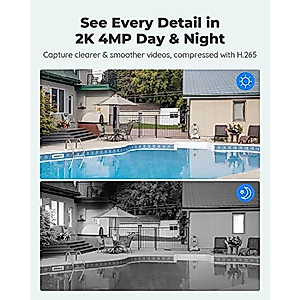 REOLINK 2K Security Camera System Wireless Outdoor, Pan Tilt Battery Solar Cam with 2.4/5GHz Dual-Band WiFi, Smart Detection, Time Lapse, 2-Way Talk, No Hub Needed, Argus PT with Solar Panel (Black)