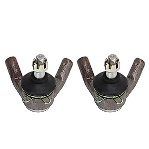 a Pair Suspension Tie Rod End Ball Joint Carbon Steel for 50‑250cc, Prevent Uneven Tire Wear Or Steering Wheel Shaking Replace Original Damaged and Worn Ball Joints 0.47in