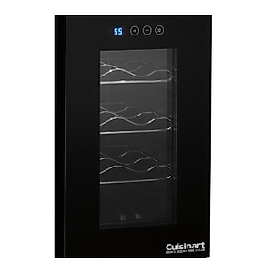 Cuisinart Private Reserve Dual 16-Bottle Set Wine Cellar, Black