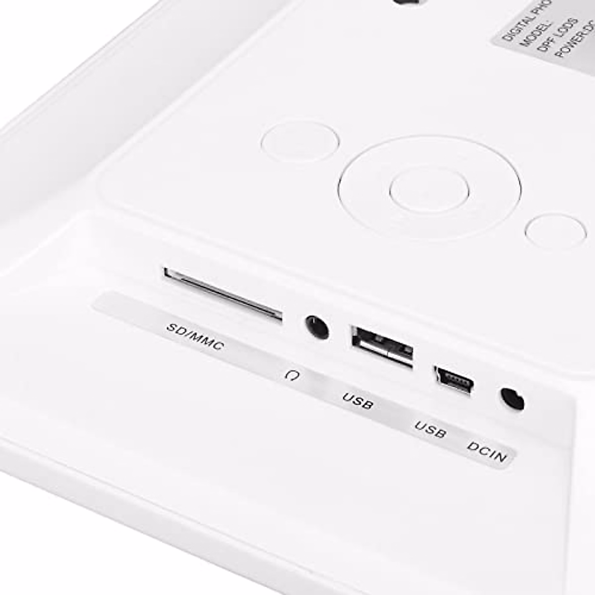 Electronic Album, Stylish 10 Inch Digital Photo Frame with Builtin Speaker 1024x600 Multiple Playback Effects with Remote Control for Home (US Plug)