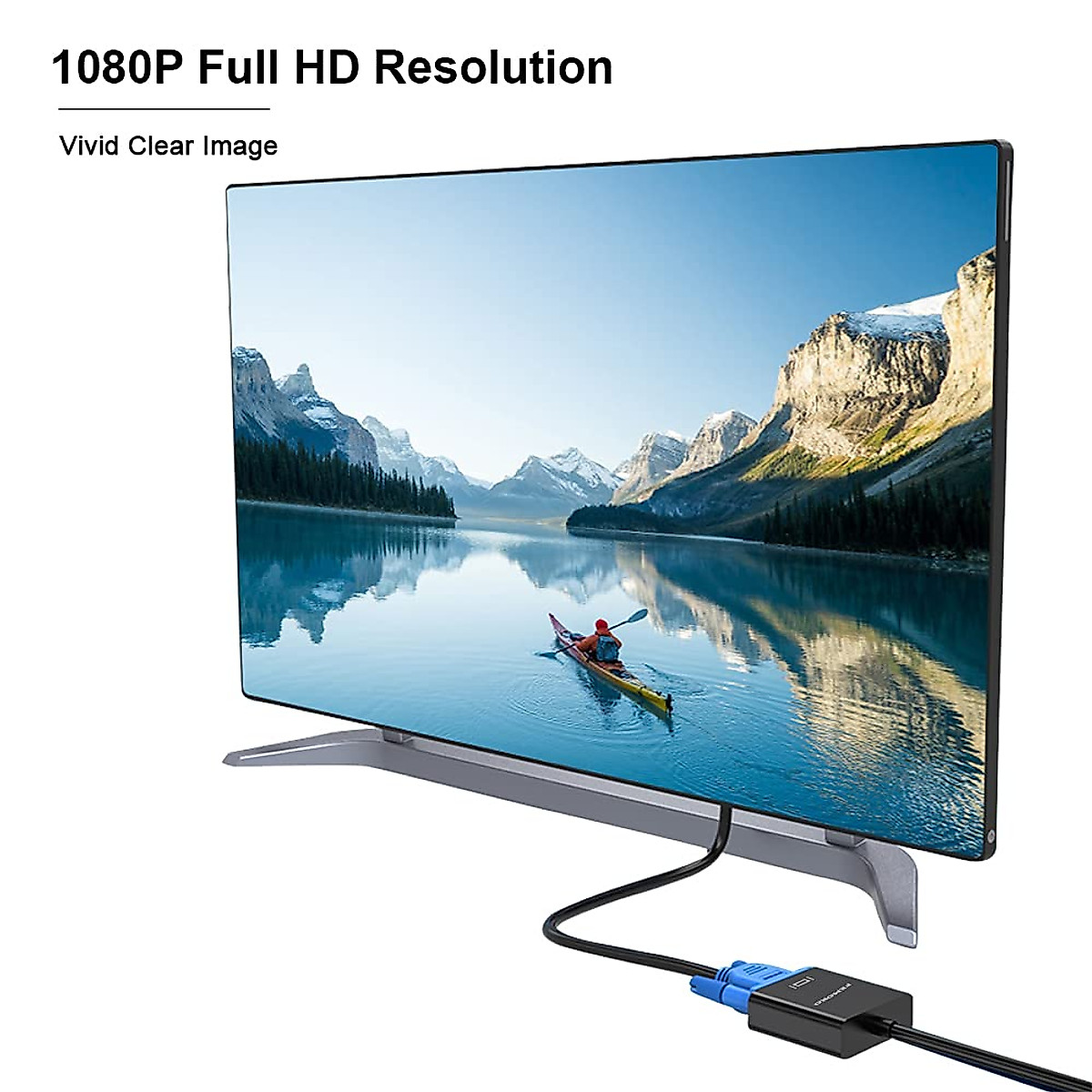 FEMORO Mini DisplayPort to DVI Adapter 2 Pack, MDP Display Port to DVI-D Adapter Male to Female (Thunderbolt and Thunderbolt 2 Port Compatible)