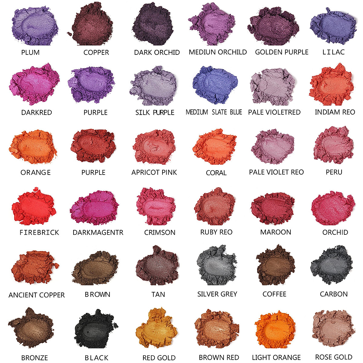 Smalltongue Mica Powder for Epoxy Resin, 72 Colors, 0.35 oz(10g) Bottles Mica Glitter Powder, Mica Pigment Powder for Lip Gloss, Soap Making, Bath Bomb, Art Crafts, Resin Dye, Nails