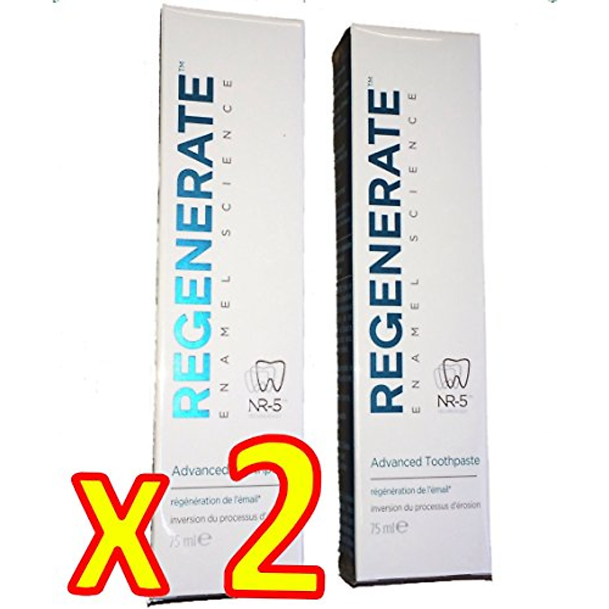 Regenerate Enamel Science - REGENERATE Enamel Science Advanced Toothpaste 75 ml - PACK 2 x 75ml by Enamel science