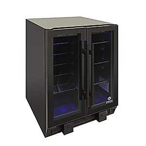 Vinotemp EL-BWC102-02 Touch Screen Beverage Wine Cooler, Black