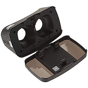 Homido Grab Virtual Reality Headset for Smartphones VR Education VR Games and 3D Movie for ISO and Android, Compatible with iPhone and Android Phones Augmented Reality Headset（Black）