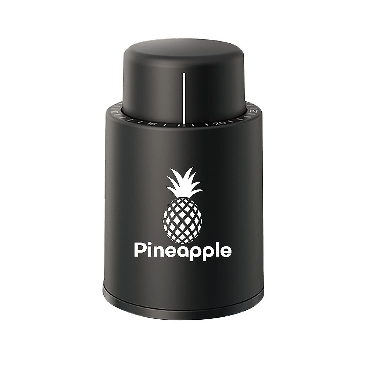 Pineapple [2 PACK] Wine Stopper Vacuum Pump, Reusable Wine Bottle Saver, Wine Preserver Cork for Wine, Champagne, Gifts, Accessories