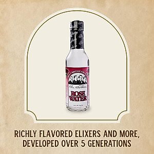 Fee Brothers Rose Botanical Water - Cocktail Mixer, Aromatic Spirit and Floral Flavoring Extract, 5 fl oz