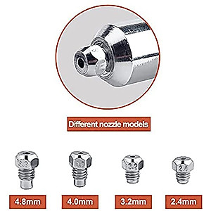 YWHWLX Electric Rivet Gun Adapter with 2.4/3.2/4.0/4.8mm Diameter Rivet Head Bit and Handle Wrench for Cordless Electric Drill Electric Rivet Tool
