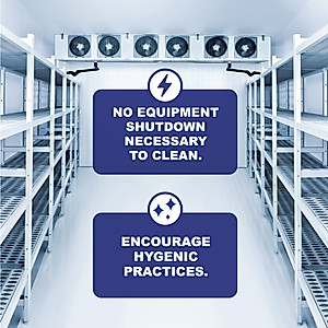 Active Element Freezer Cleaner - 1 Gallon - Deices and Cleans - Ready to Use - Commercial Strength - Cold Storage Environments - Down to -20 °F - Walk in Freezers - Deep Freezers